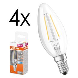 hofstein LED E14 4er Set 2,5 Watt 4000 Kelvin 250 Lumen