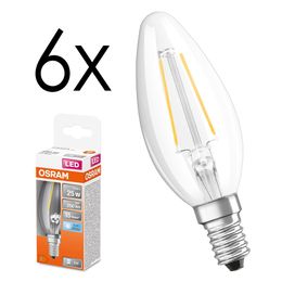 hofstein LED E14 6er Set 2,5 Watt 4000 Kelvin 250 Lumen