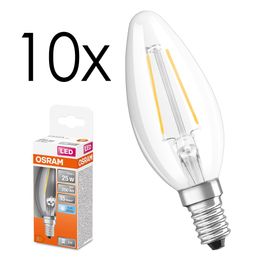 hofstein LED E14 10er Set 2,5 Watt 4000 Kelvin 250 Lumen