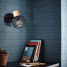 BRILLIANT LEUCHTEN Brilliant Giada Wandstrahler Schwarz, 1-flammig