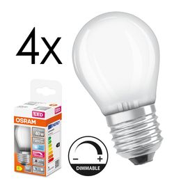 hofstein LED E27 4er Set 3,4 Watt 4000 Kelvin 470 Lumen
