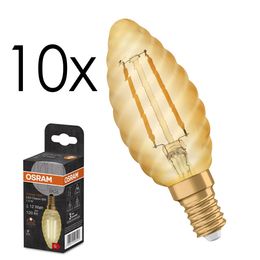 hofstein LED E14 10er Set 1,5 Watt 2400 Kelvin 120 Lumen