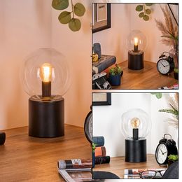 hofstein Gastor Tischleuchte Glas 15 cm Klar, 1-flammig