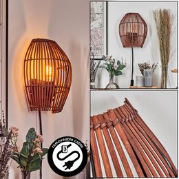 hofstein Cardeira Wandleuchte Schwarz, 1-flammig
