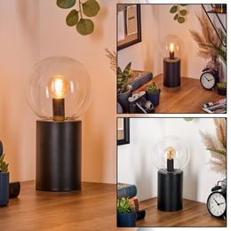 hofstein Gastor Tischleuchte Glas 15 cm Klar, 1-flammig