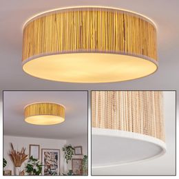 hofstein Antillo Deckenleuchte beige, Naturfarben, Weiß, 3-flammig
