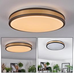 hofstein Kirtland Deckenleuchte LED Gold, Schwarz, 1-flammig