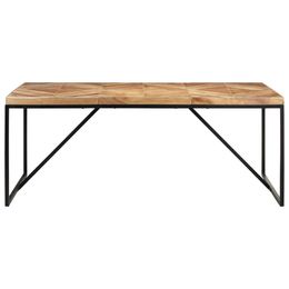 vidaXL Esstisch 180x90x76 cm Akazie und Mango Massivholz