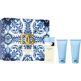 Dolce & Gabbana Dolce&Gabbana Damendüfte Light Blue Geschenkset Eau de Toilette 50 ml + Body Lotion 50 ml + Shower Gel 50 ml