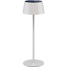 goobay Kabellose LED-Tischleuchte Solar, weiß