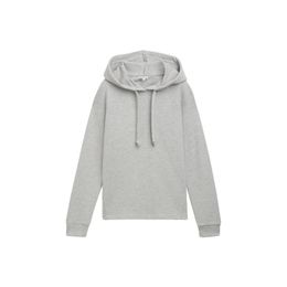 Tom Tailor Denim Damen Loose Fit Hoodie, grau, Uni, Gr. L