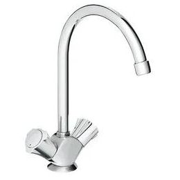 Zweigriff-Spültischmischer Grohe Costa Schwenkauslauf, Ausladung 182 mm, chrom - 31831001