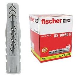 50 Stk. Fischer Universaldübel mit Rand UX 10 x 60 R - 77872