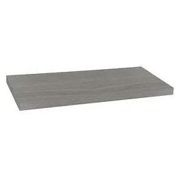 Evenes Konsole Blata Ulme Grau, ohne Bohrung, mit Halterung, 1200 x 56 x 510 mm - 93 158 95