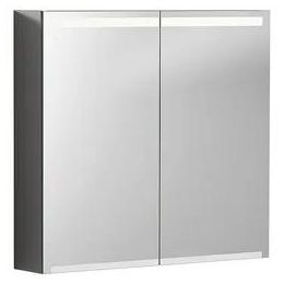 Spiegelschrank Geberit Option mit LED-Beleuchtung, 2 Türen, 750 x 700 x 150 mm - 500205001