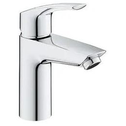 Waschtischmischer Grohe Eurosmart S-Size, Ausladung 109 mm, Push-Open Ablauf, mit thermischem Verbrühschutz, chrom - 23988003