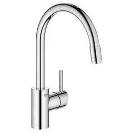 Spültischmischer Grohe Concetto mit herausziehbarem Auslauf, Ausladung 215 mm, chrom - 32663003