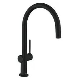 Spültischmischer Hansgrohe 220 Talis M54 Schwenkauslauf, Ausladung 222 mm, schwarz matt - 72804670