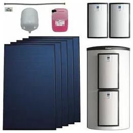 Vaillant Solarthermie-Paket 9.426/5 - 5 Kollektoren VFK 155 V mit Speicher VPS 800/3-7 - 12,55 m2 - 0010042374