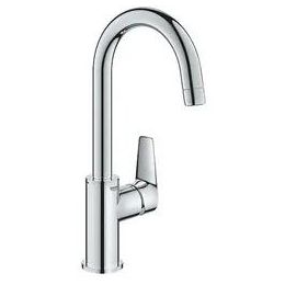 Waschtischmischer Grohe BauEdge L-Size, Ausladung 140 mm, Push-Open Ablauf, chrom - 23911001