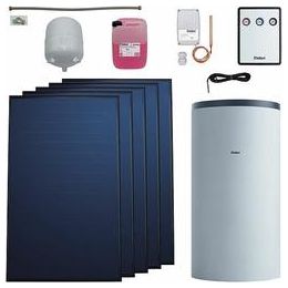 Vaillant Solarthermie-Paket 9.454/3 - 5 Kollektoren VFK 155 V mit Speicher VPS RS 800 B - 12,55 m2 - 0010042394