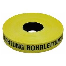 AUSTROFLEX Trassenwarnband 40 mm x 250 m - gelb/schwarz ** 1m/0,20 EUR