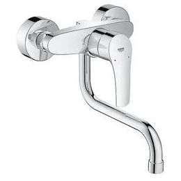 Wand-Spültischmischer Grohe Eurosmart mit Schwenkauslauf, Ausladung 216 mm, chrom - 31391003