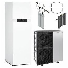 Viessmann Luft/Wasser-Wärmepumpe Vitocal 222-A AWOT-E-AC 221.A13 400V mit Regelung Vitotronic 200 + Pufferspeicher 100-E SVPA 42l, Anschluss oben - Z017623