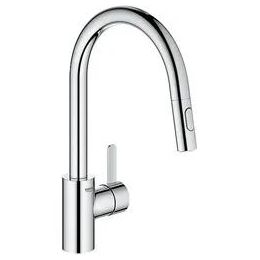 Spültischmischer Grohe Eurosmart Cosmopolitan mit herausziehbare Geschirrbrause, Ausladung 223 mm, chrom - 31481001