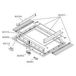 Dometic Innenrahmen komplett für Kurbelversion für Midi-Heki/Style