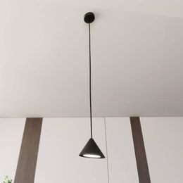 EMIBIG LIGHTING Pendelleuchte Elit, 1-flammig, schwarz, Metall, Abhängung 100 cm