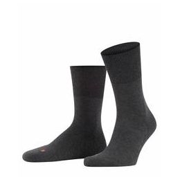 Mendler FALKE Unisex Sportsocken Multipack - Run, Freizeitsocken, unifarben Dunkelgrau 44-45 2er Pack (2x1P)