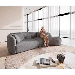 DeLife Sofa Mairi 330x160 cm Mikrofaser Grau, Big Sofas