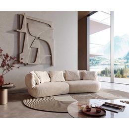 DeLife Sofa Roya 320x140 cm Cord Beige, Big Sofas