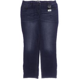 Ulla Popken Damen Jeans, marineblau, Gr. 100