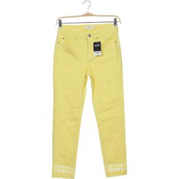 Peter Hahn Damen Jeans, gelb, Gr. 36