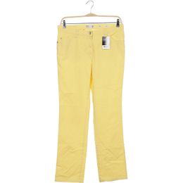 Brax Damen Jeans, gelb, Gr. 42