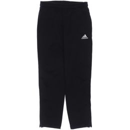 Adidas Herren Stoffhose, schwarz, Gr. 140