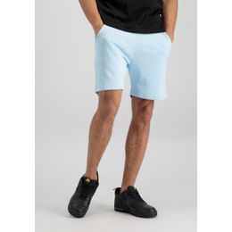 Sweatshorts Alpha Industries "Alpha Industries Men - Shorts Organics Jogger Short" Gr. XL, Normalgrößen, blau (organic sky blue) Herren Hosen