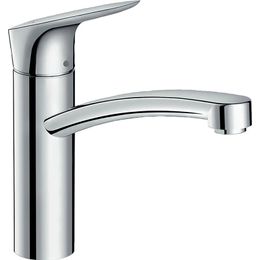 Küchenarmatur Hansgrohe "Logis M31" Armaturen Gr. H/T: 234 cm x 27,1 cm, silberfarben (chrom) 160 1 Strahlart, chrom