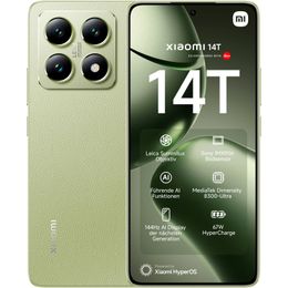 Xiaomi Smartphone "Xiaomi 14T 256GB" Mobiltelefone Gr. 256 GB, grün (lemon green)