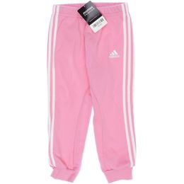 Adidas Damen Stoffhose, pink, Gr. 98