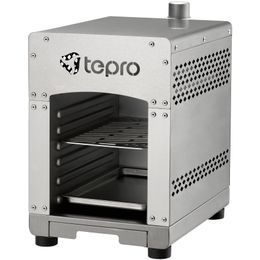 Gasgrill Tepro "Toronto Steakgrill Basic", silber (edelstahlfarben), B:23cm H:36cm T:42cm, Grills, BxTxH: 23x41,5x36 cm