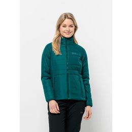 Funktionsjacke Jack Wolfskin "LAPAWA INS JKT W", Damen, Gr. S (36), grün (sea, grün), OBERSTOFF 100% POLYAMID FUTTER 100% POLYESTER FÜLLUNG 100% POLYESTER, Jacken