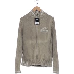 CAMP DAVID Herren Strickjacke, beige, Gr. 48