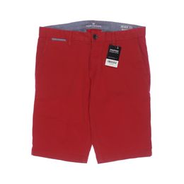 Tom Tailor Herren Shorts, rot, Gr. 32