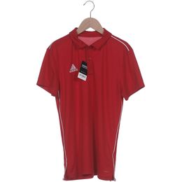 Adidas Herren Poloshirt, rot, Gr. 46