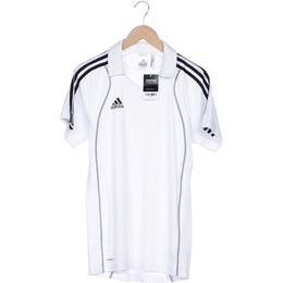 Adidas Herren Poloshirt, weiß, Gr. 48