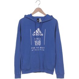 Adidas Herren Kapuzenpullover, blau, Gr. 46