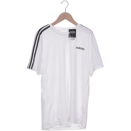 Adidas Herren T-Shirt, weiß, Gr. 48